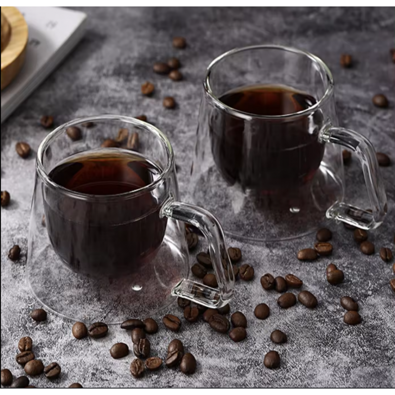 Set 2 Pahare Cafea/Cappuccino/Ceai 200ml Hot&Cold